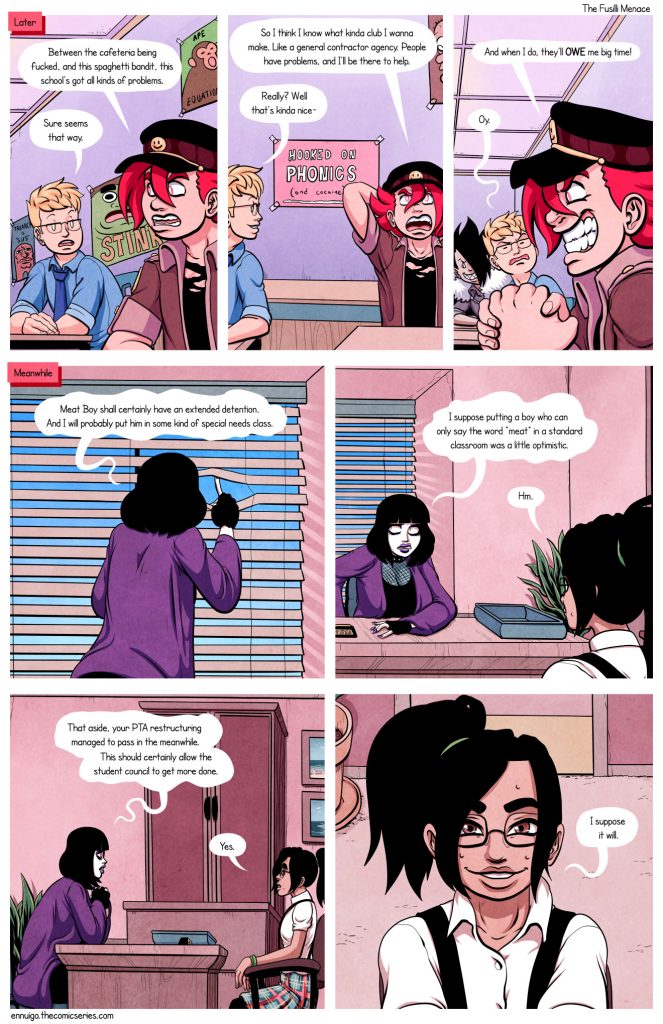 The Fusilli Menace – Ennui GO!